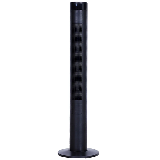 Buy Zephyrus Oscillating 3-Speed Tower Fan with Remote Control - Black ...