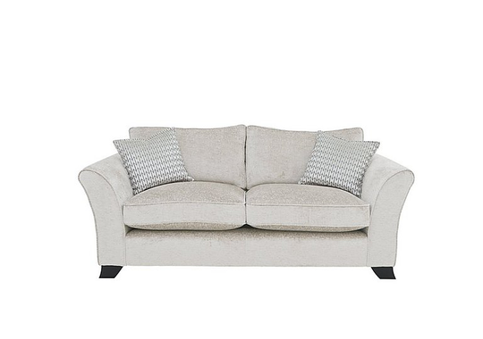 Buy Sasha 3 Seater Classic Back Sofa - Natural online