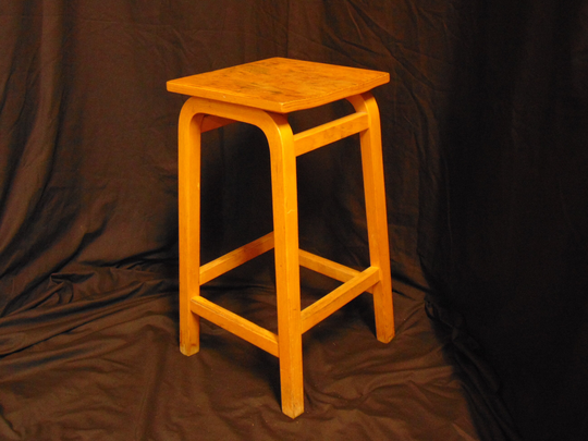 Buy Mid Century Beech School Science Lab Stool online
