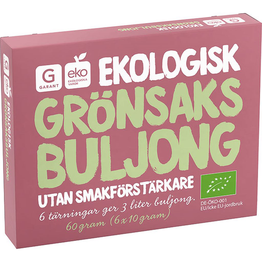 Köp Garant Eko Grönsaks buljong 60 g
