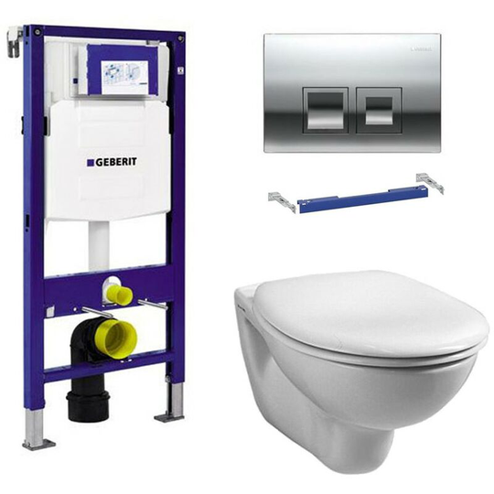 Buy Duofix 1.12m wc Frame UP100 Delta Cistern & Delta50 Flush Plate ...