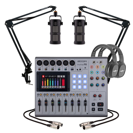 Buy Zoom Podtrak P8 Podcasting Bundle online | Jedsound.com