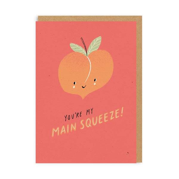 Buy Main Squeeze Greeting Card online | Technium.co.uk