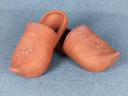 Buy Pair Of Vintage French Terracotta Clog Planters Online
