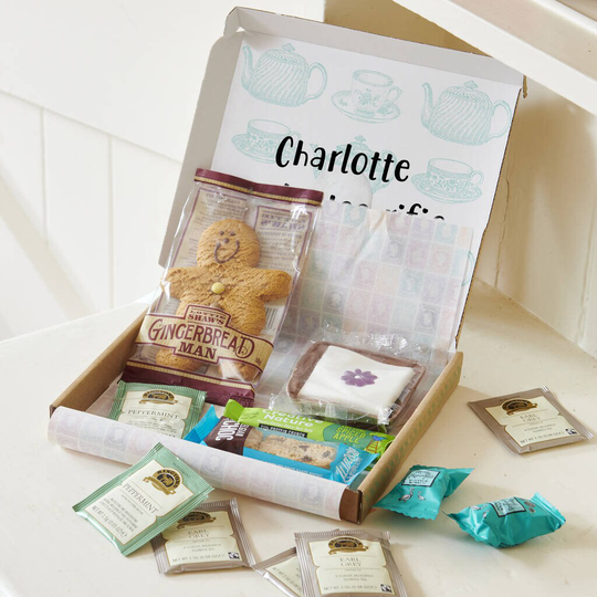 Buy Personalised Tea Lovers Letterbox Hamper, Letterbox -Post Through ...