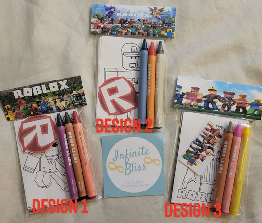 Buy Roblox Coloring Packs | Pages Party Favor Crayola Crayons online