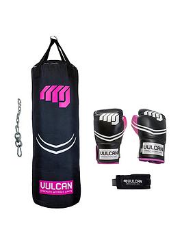 Buy Vulcan Pink 3Ft Boxing Bag & Glove Kit Online