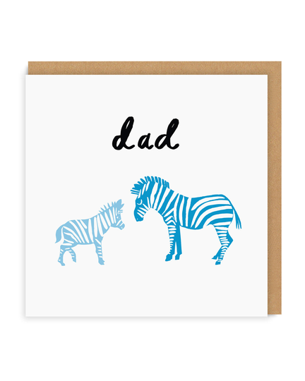 Buy Father's Day Zebra Greeting Card online | Technium.co.uk