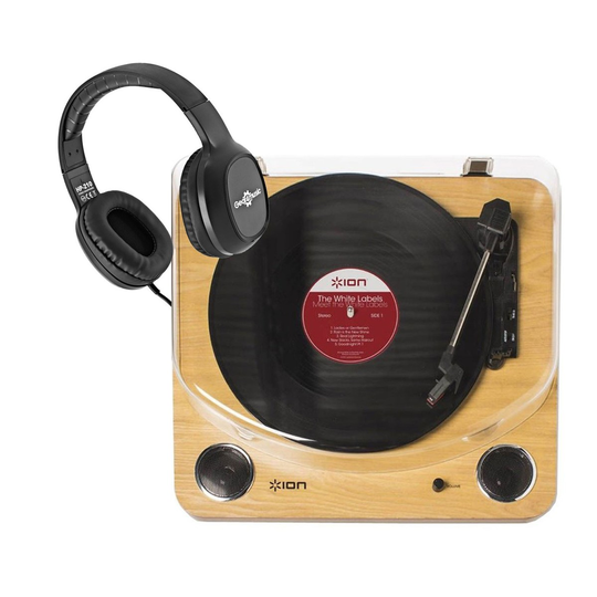Buy ION Max LP USB Turntable with Integrated Speakers and Headphones ...