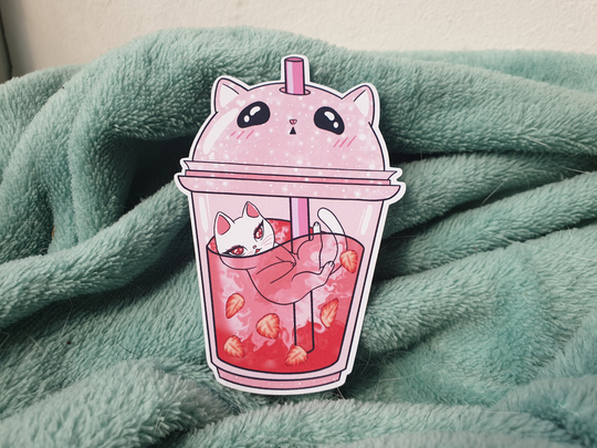 Buy Milkshake Cat Sticker online