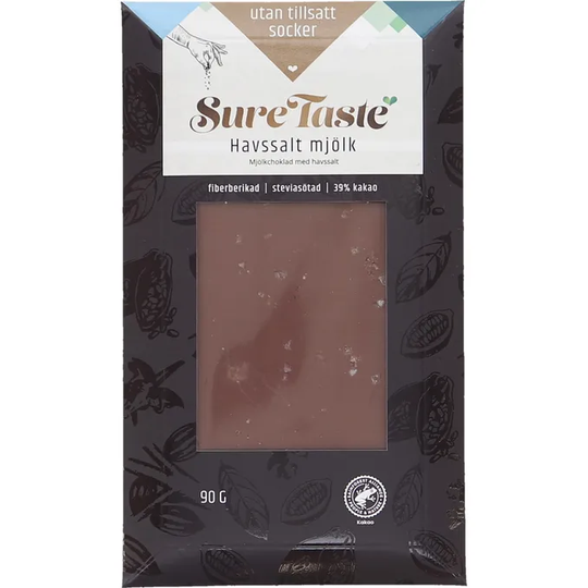 Köp Sure Taste 2 x Mjölk Choklad Havssalt