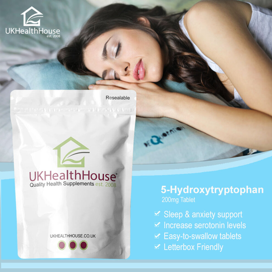 Buy 5HTP 200mg x 240 Tablets Serotonin Stress Anxiety Depression Sleep ...