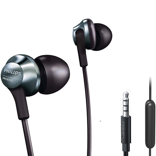 Buy Philips In-ear Headphones with Mic - Black online | Jedsound.com