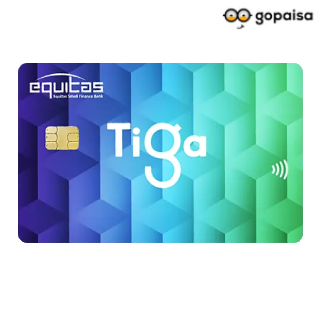 [Lifetime FREE] Equitas Tiga Credit Card: 3X Rewards on UPI & Eve