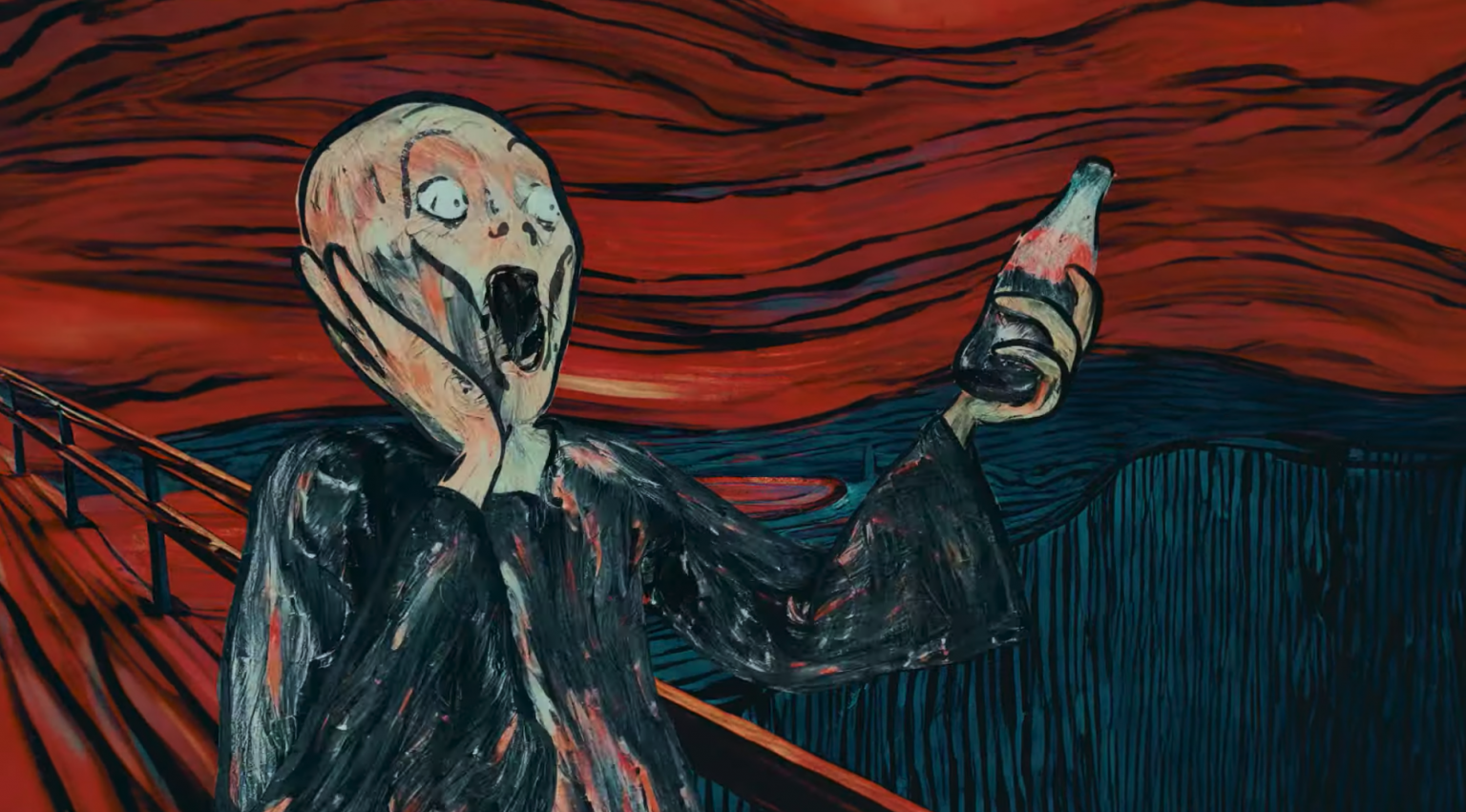 El arte cobra vida de forma literal en este spot de Coca Cola - Gràffica
