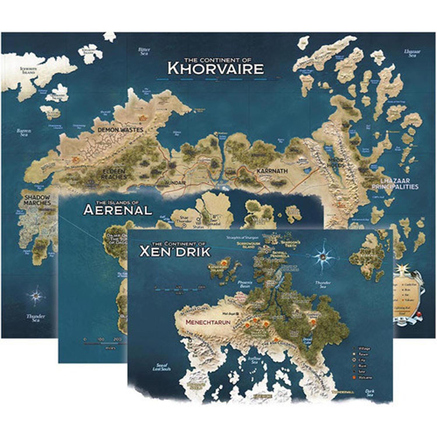 D&D Eberron: Map Set | Nexus vefverslun