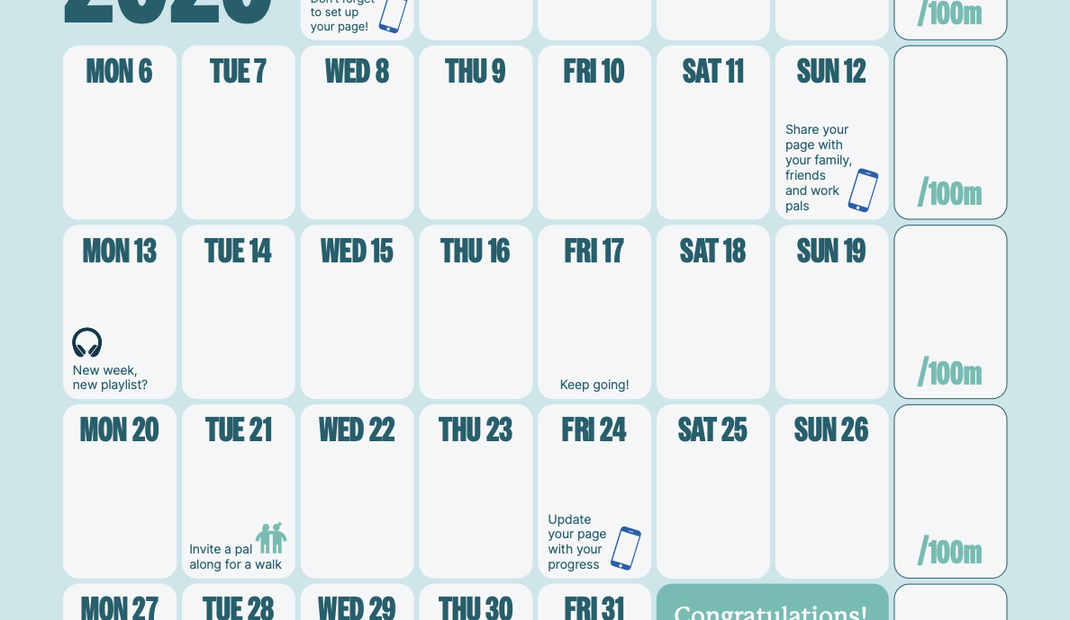 Walk in October Fundraising Pack | Ovarian Cancer Action