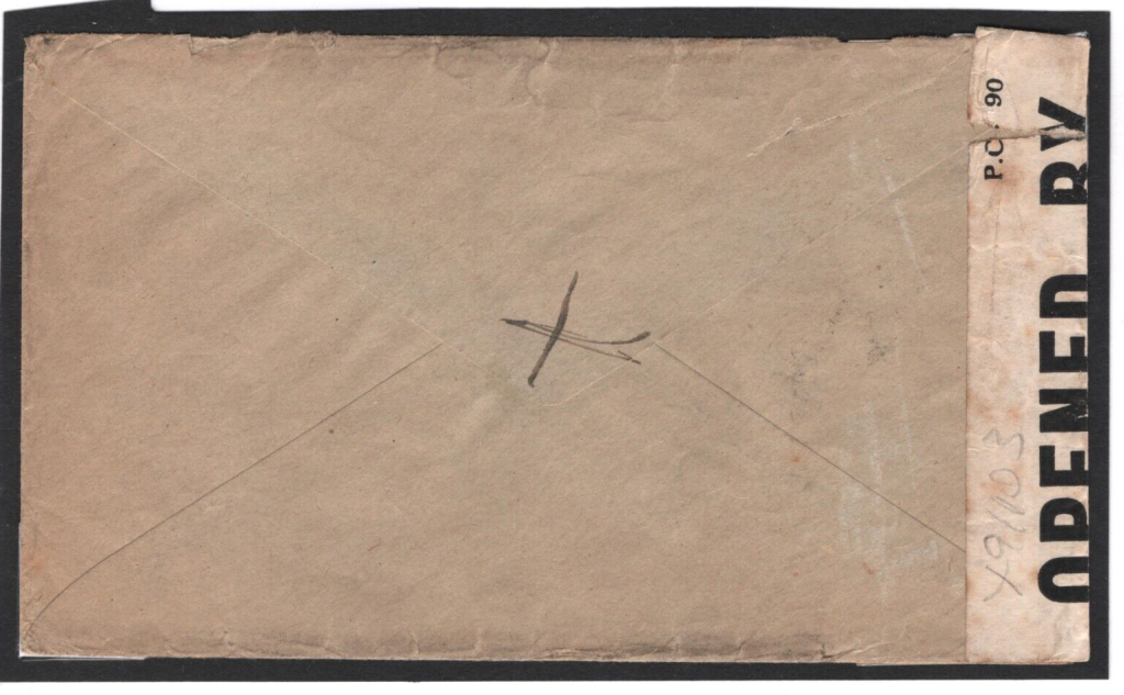 ADEN WW2 CENSOR Cover VICTORY *V* MORSE CODE PROPAGANDA LABEL 1940 ...