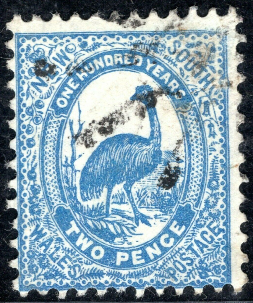Australia States NSW QV Stamp SG.254ea 2d Blue (p12x11.5) UNPRICED Rare ...