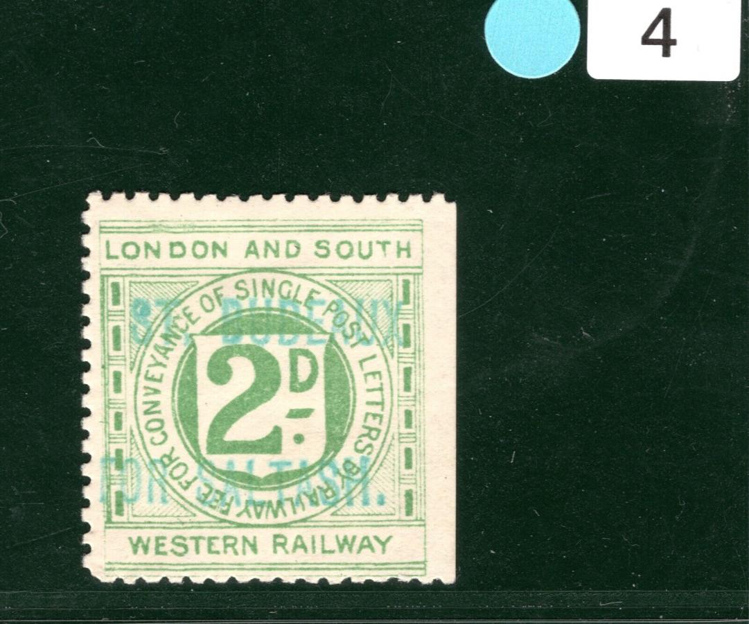 GB Devon LSWR RAILWAY 2d Letter Stamp *ST BUDEAUX FOR SALTASH* STATION ...