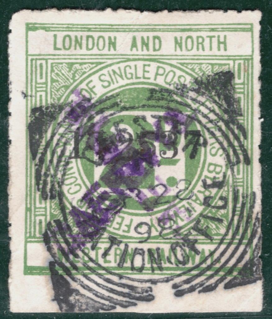 GB Wales L&NWR RAILWAY Letter Stamp 2d *CAERWYS* STATION Flints 1898 ...