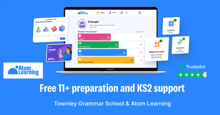 Atom Learning 11+ Success | Townley Grammar